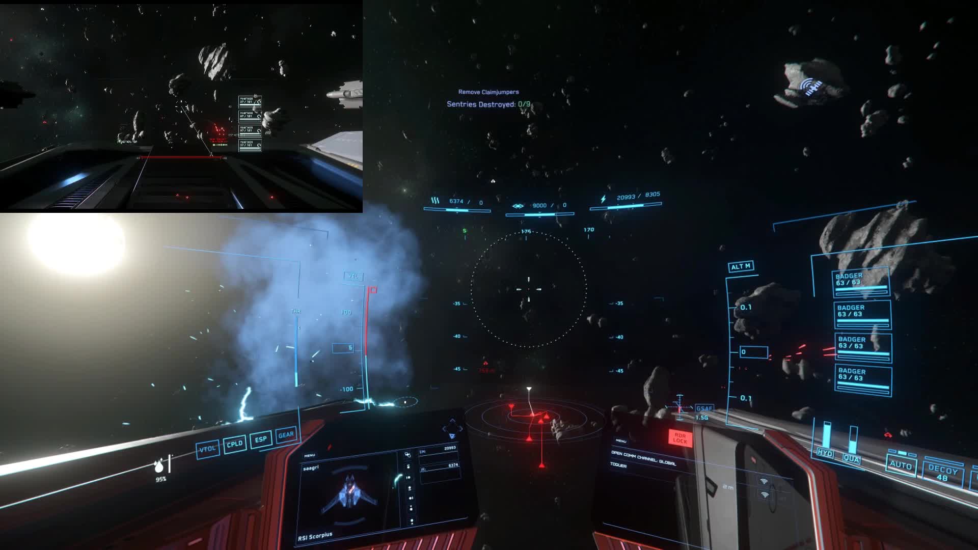 Star Citizen Solo Scorpius Gunner