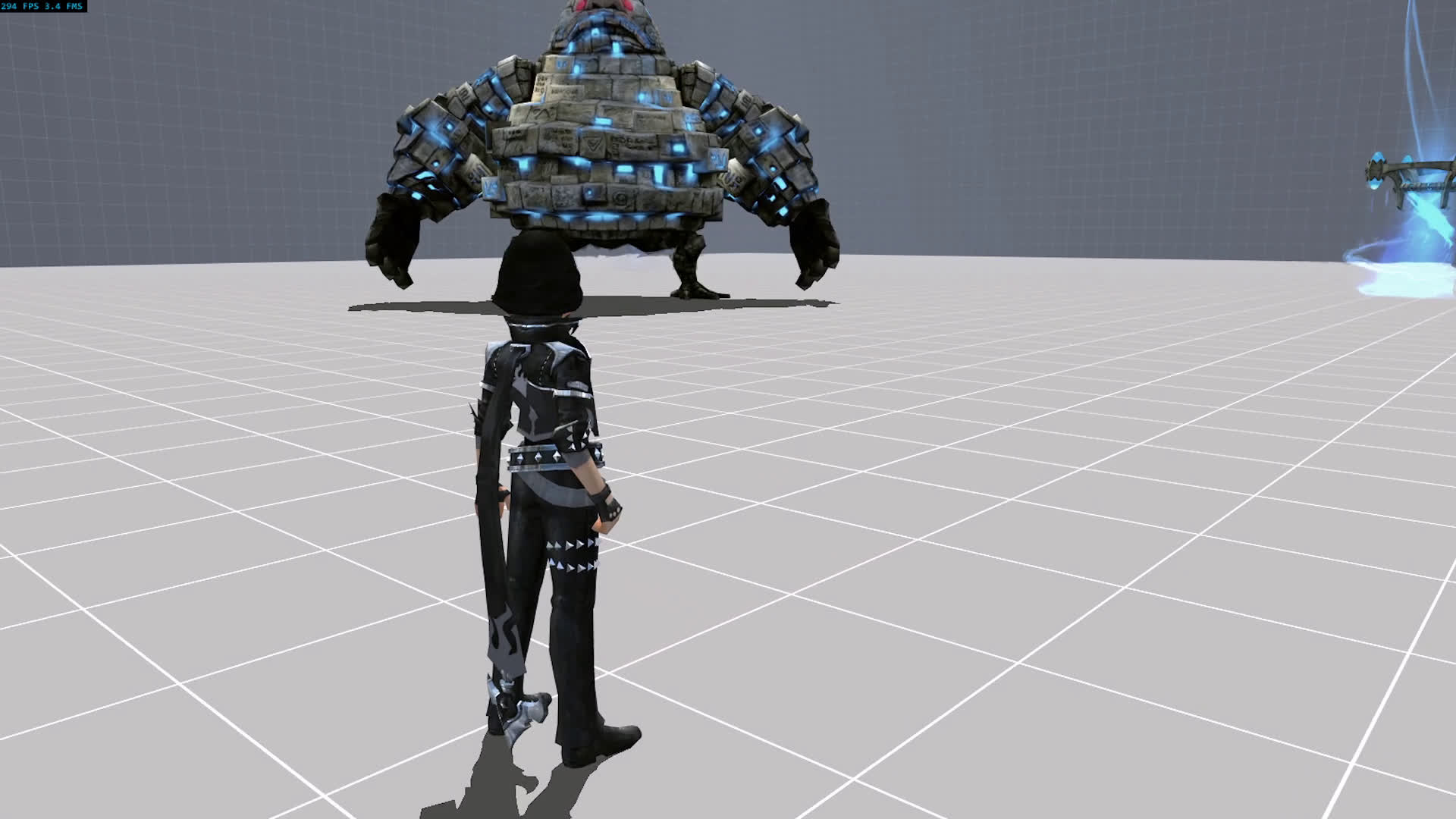 Gray Punk Rocker Turnaround