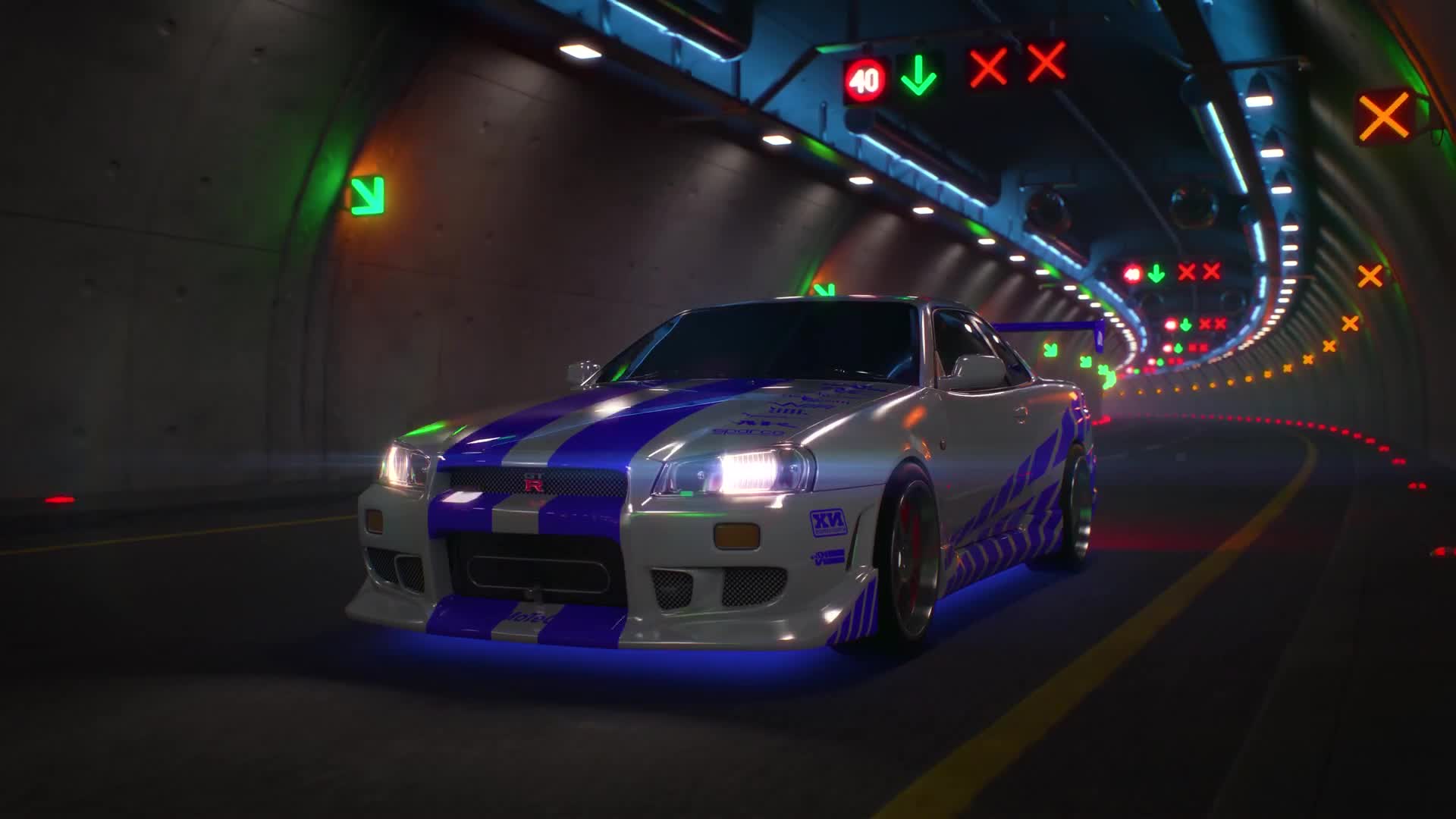 Watch Nissan Skyline Gtr R34 Visualdon Live Wallpaper | Streamable