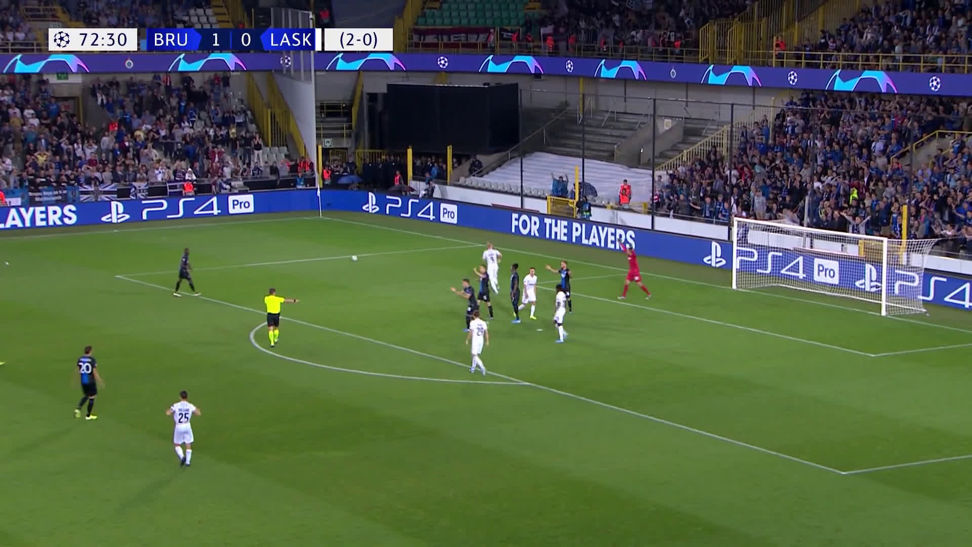 Club Brugge - Linzer ASK, 73' Penalty | Felix Brych, Mark Borsch ...