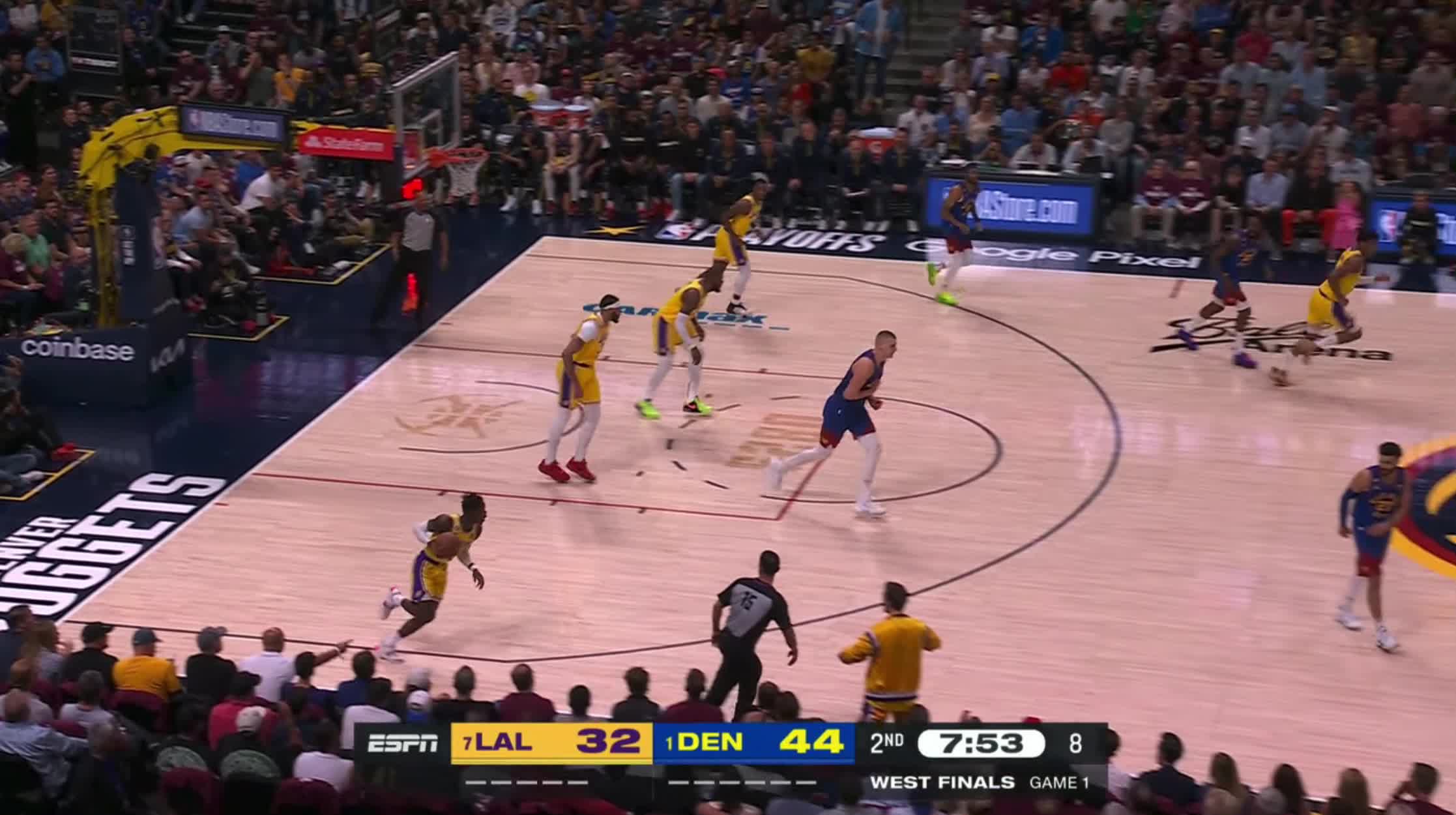 Watch [Highlight] Davis With a Clean Block on Jokic in the Paint ...