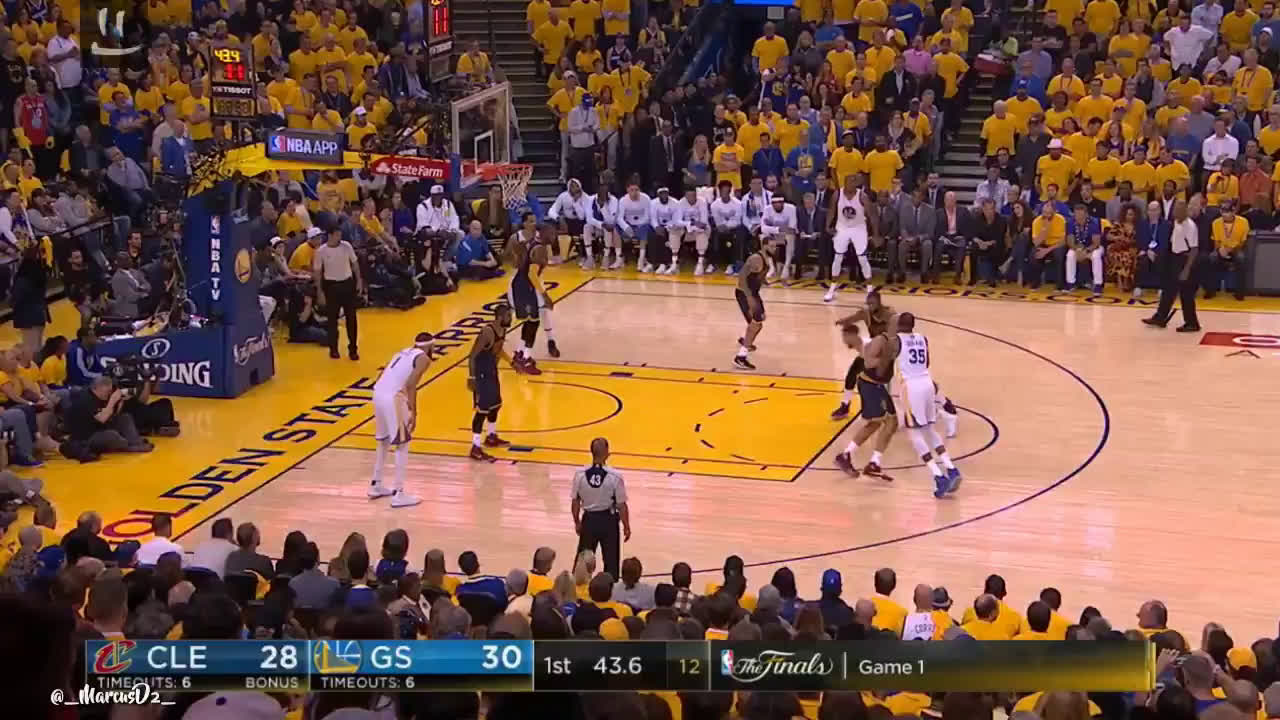 Watch Steph Curry dances on Tristan Thompson | Streamable