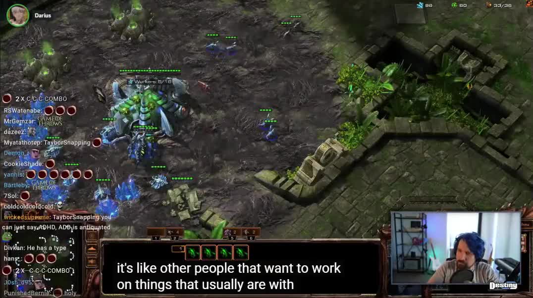 Destiny - Taybor (Pepper) drops ADHD truth-pills on Darius during stream