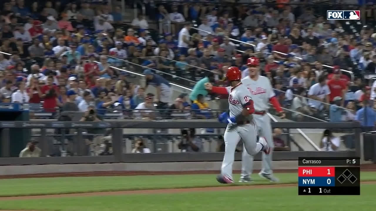 seggy first pitch home run