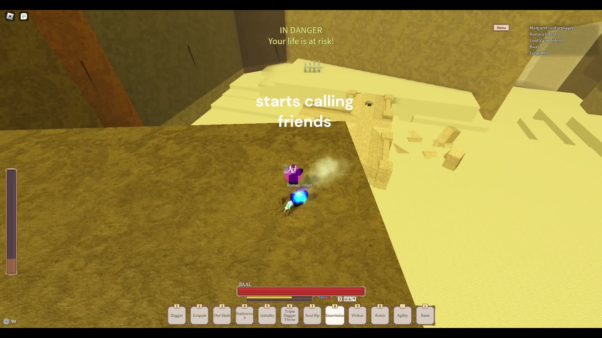 Watch loser stick to flooding | Streamable