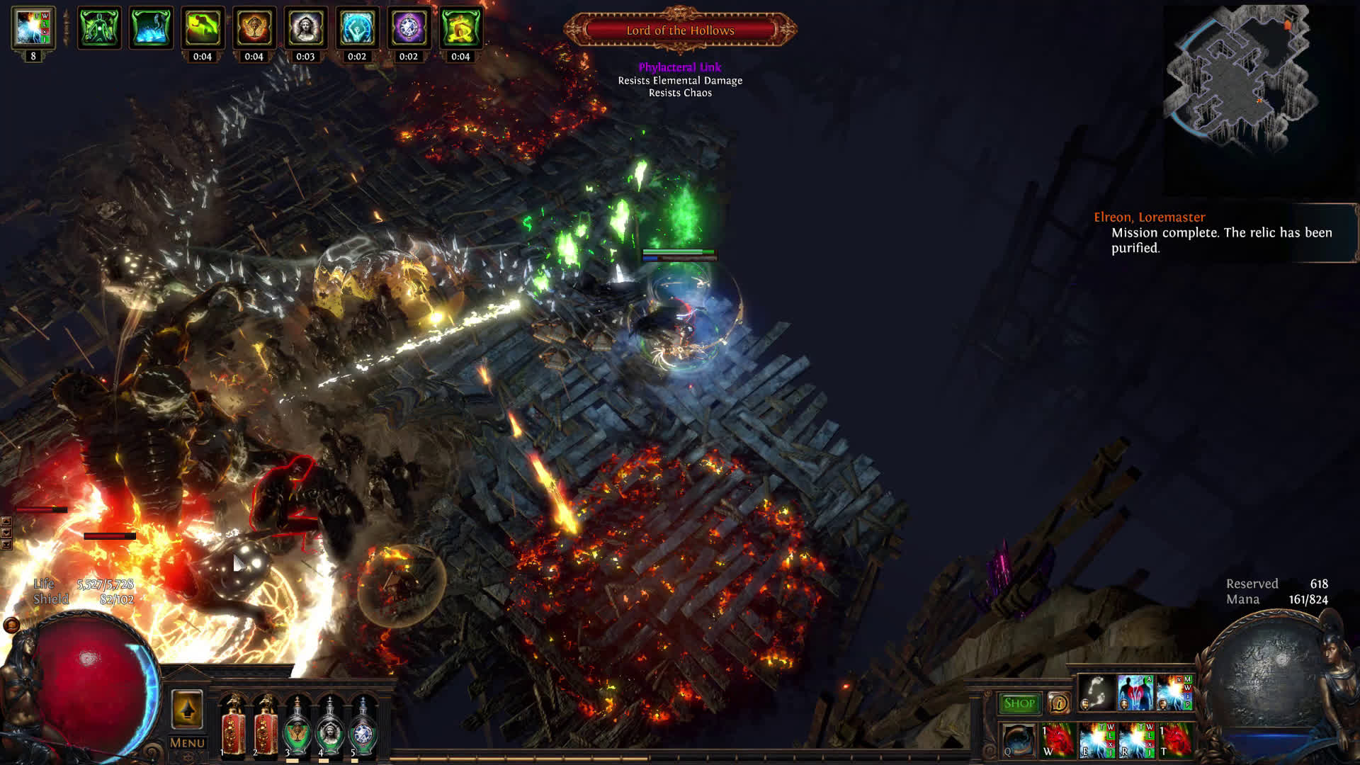 Dual Boss Crystal Ore - Elemental Hit