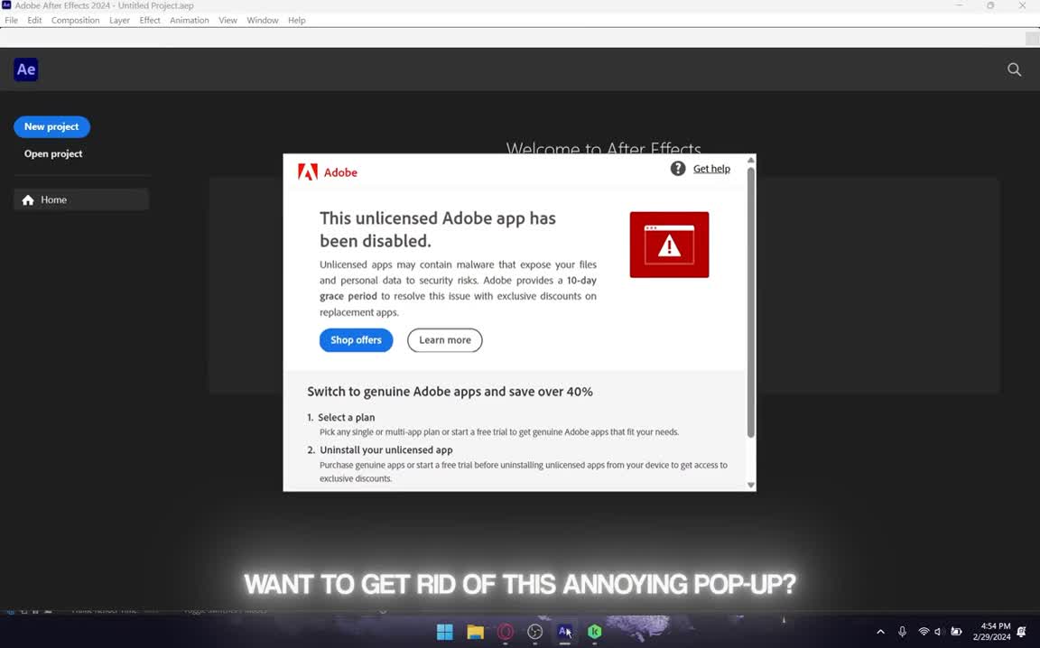 Watch Blocking Adobe apps through firewall ("disabled fix") [.gg/satvrn] | Streamable