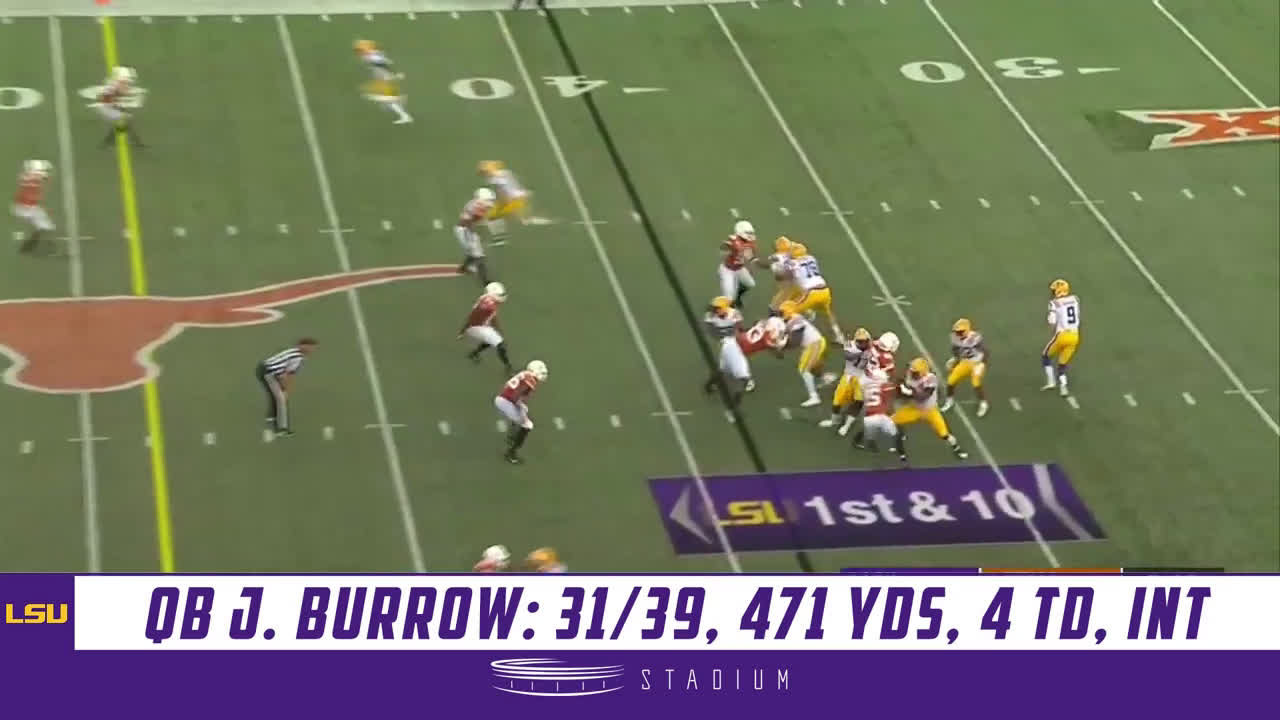 Targeting non-call LSU texas 2019