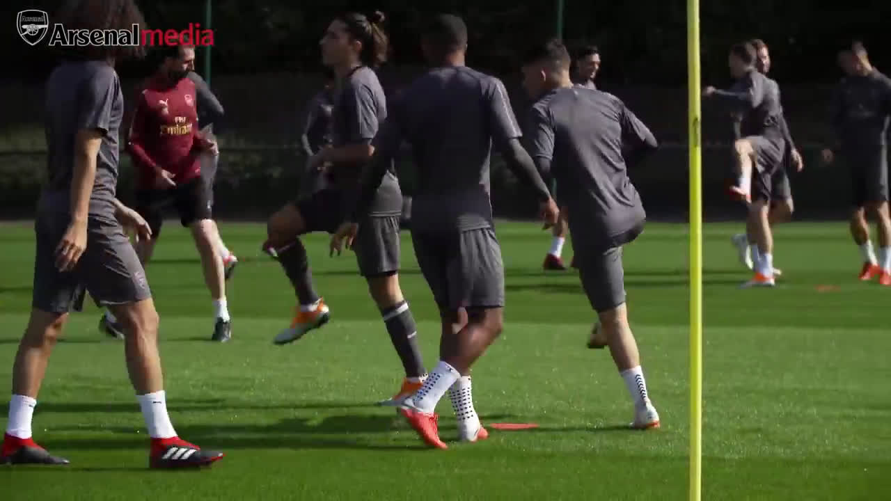 Arsenal GK training drill