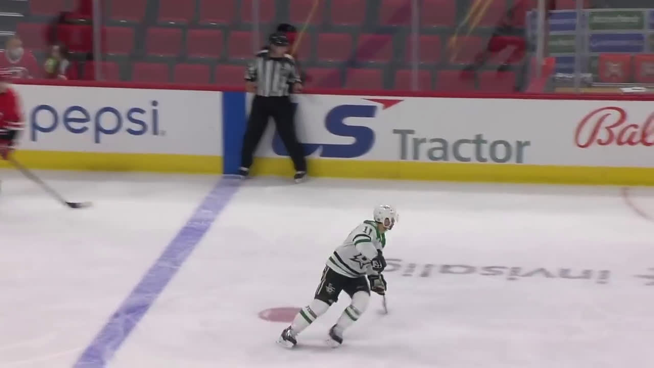 Blake Comeau Knocks-Off Steven Lorentz's Helmet With Crushing Hit