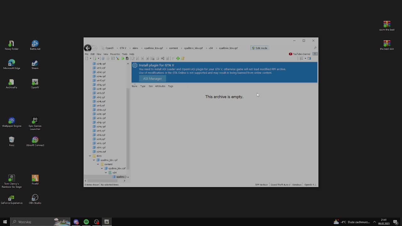 Watch jak wgrac skiny opalinio by sanek discord.gg/sscm | Streamable