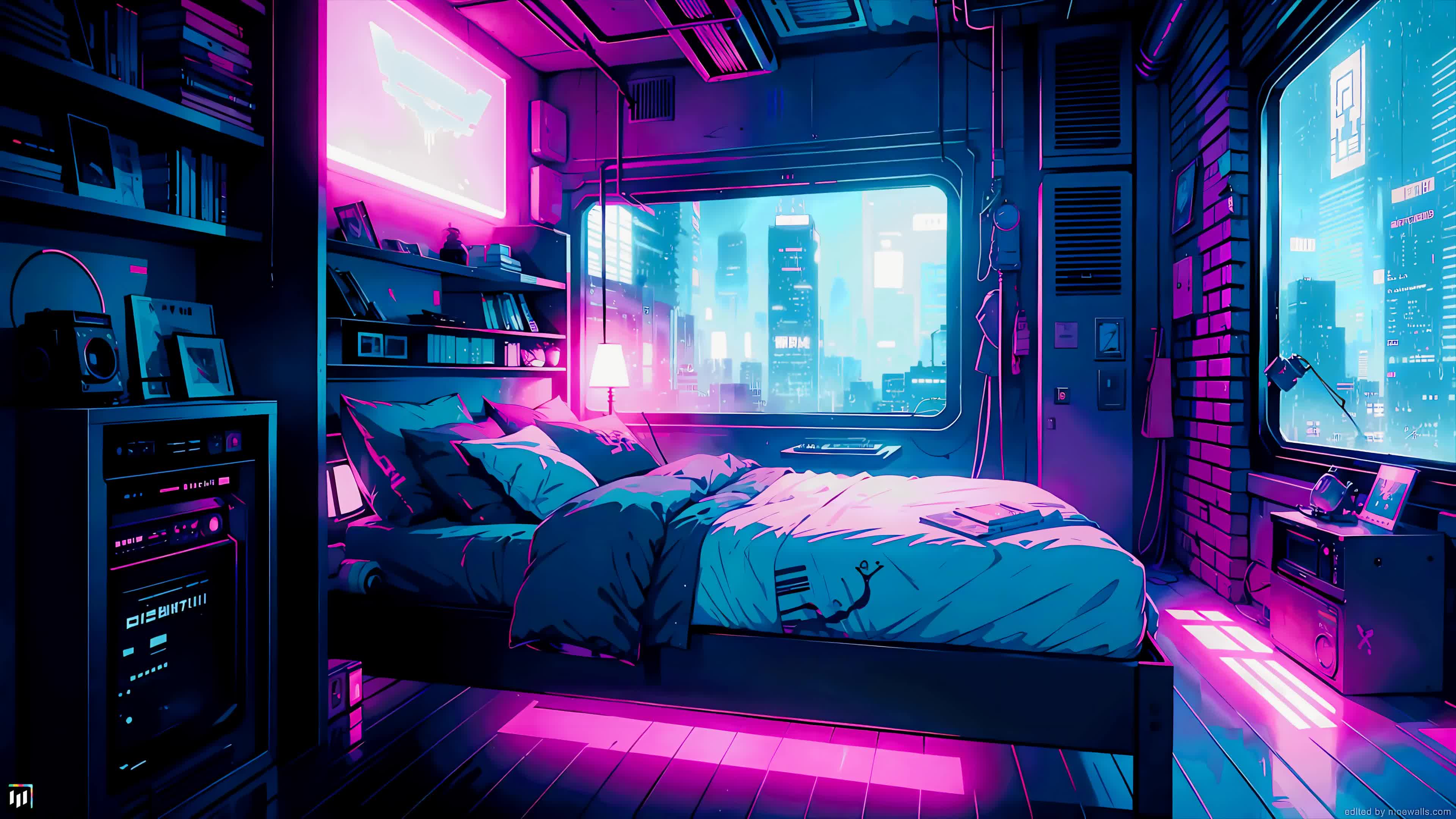 Watch Neon Bedroom Live Wallpaper 2 171852 Streamable