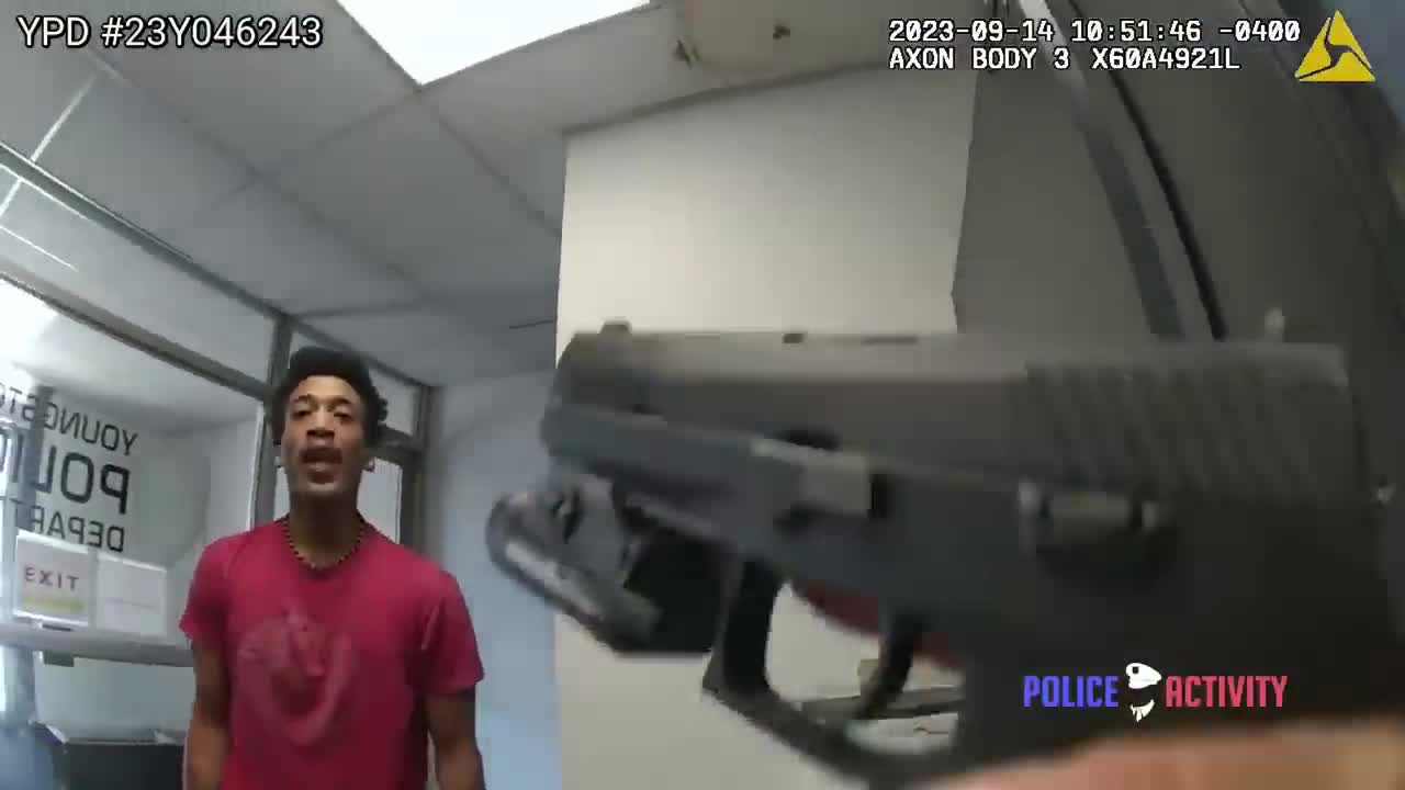 Bodycam Shows Man Attacking Officer in Youngstown Police Department’s lobby