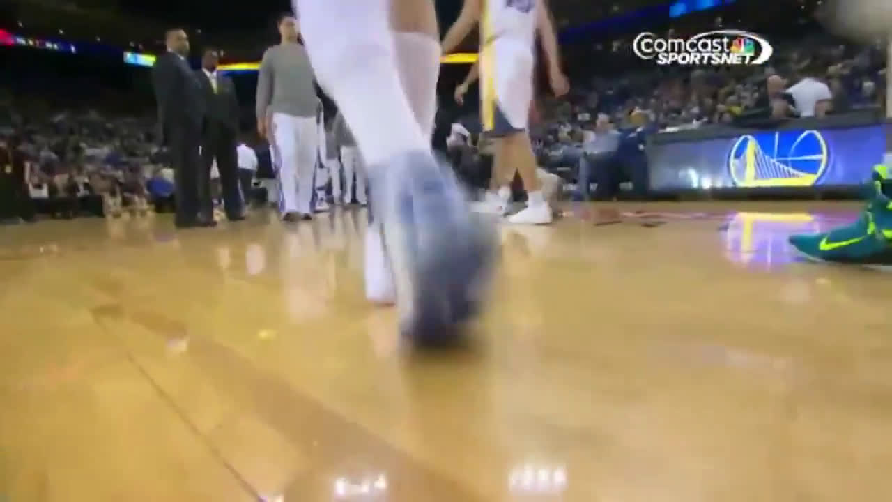 Montage of exploding Nike shoes Manu, Bogut, Wroten, Gordon, Zion