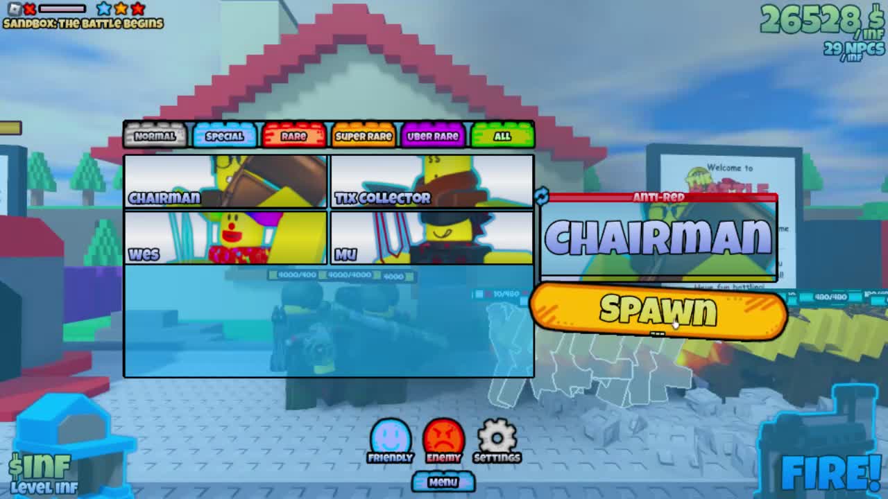 The Battle Bricks: Sandbox Mode