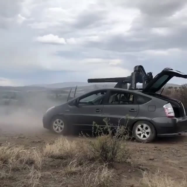 20MM Vulcan Mounted on a Prius X-products