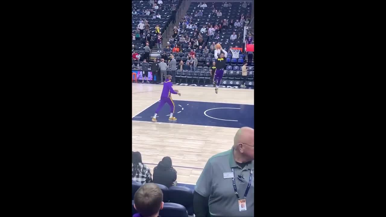 Westbrook Warm-up Wolves