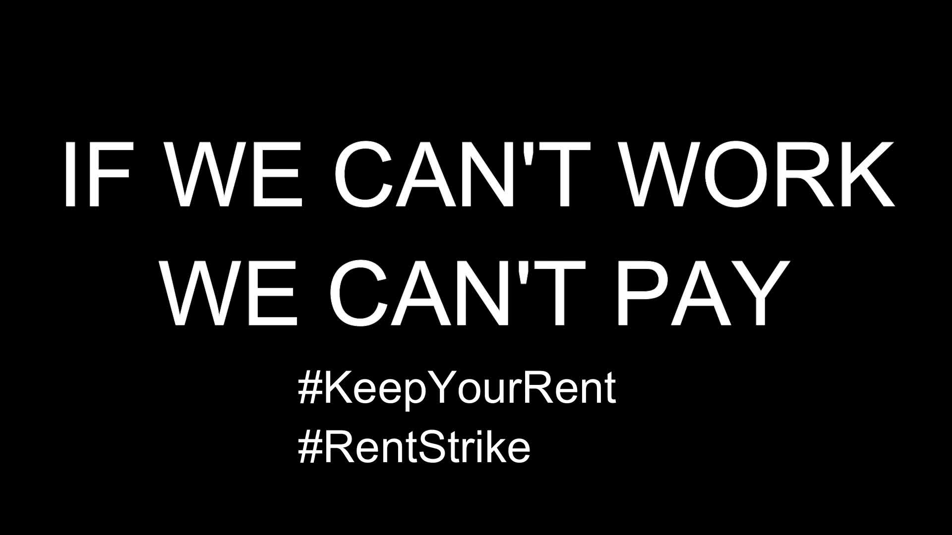 rent strike