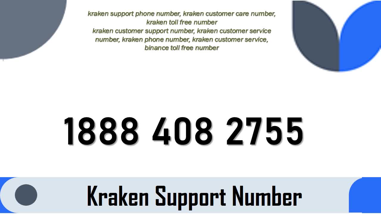 Kraken Customer🃏 Care♈︎ Number 𝟏+【𝟖𝟖𝟖 𝟒O𝟖 𝟐𝟕𝟓𝟓〗☎Kraken Help 🚩 Desk ...