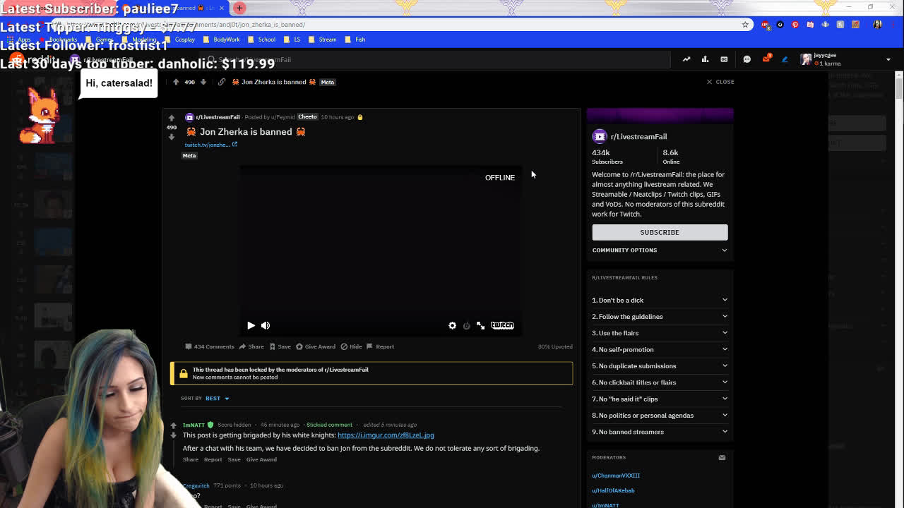 Jaycgee’s reaction to Jon Zherka’s ban