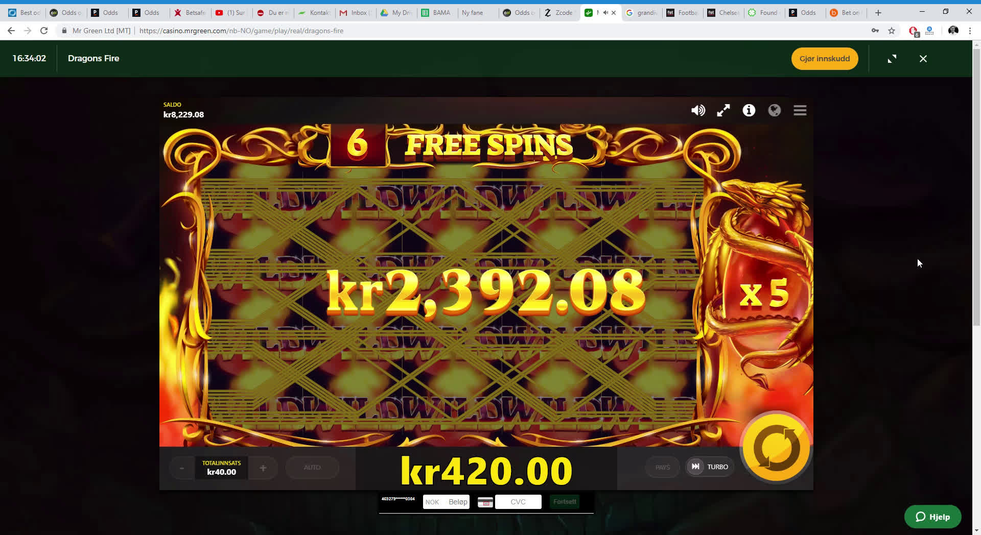 40 000 NOK In One Spin 40-000-nok-in-one-spin