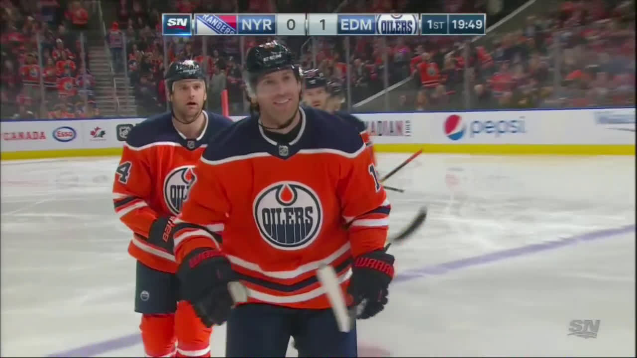 James Neal (17) ASST: Zack Kassian (14), Oscar Klefbom (20)