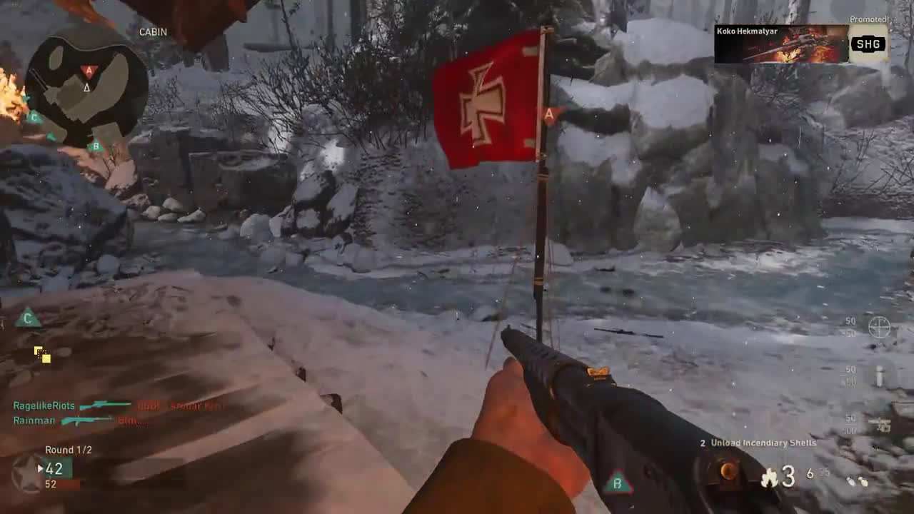 COD WW2 Shotgun Highlights