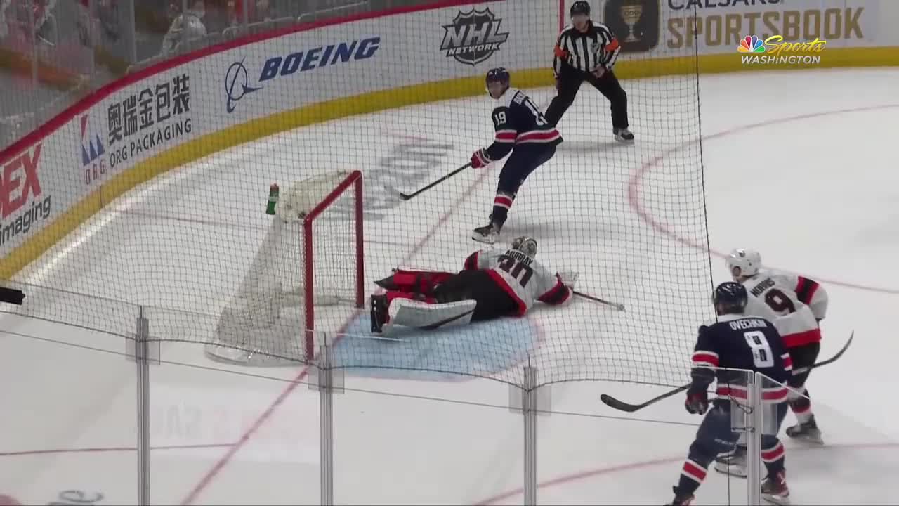 Backstrom's OT game winner Backstrom's OT game winner