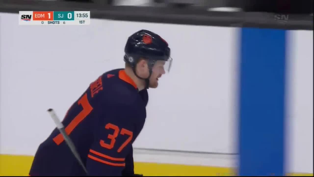 Warren Fogegle (6) ASST: Derek Ryan (4), Evan Bouchard (16)