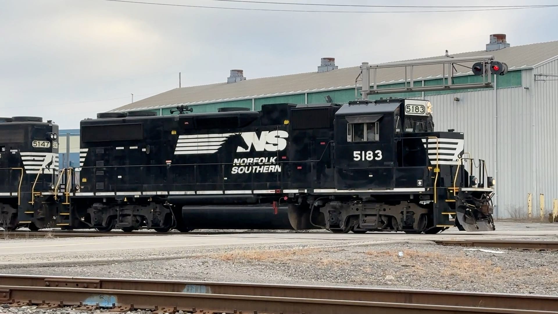 Watch HiDef: Norfolk Southern C23 At Clark Street!-(1/9/2023!) | Streamable