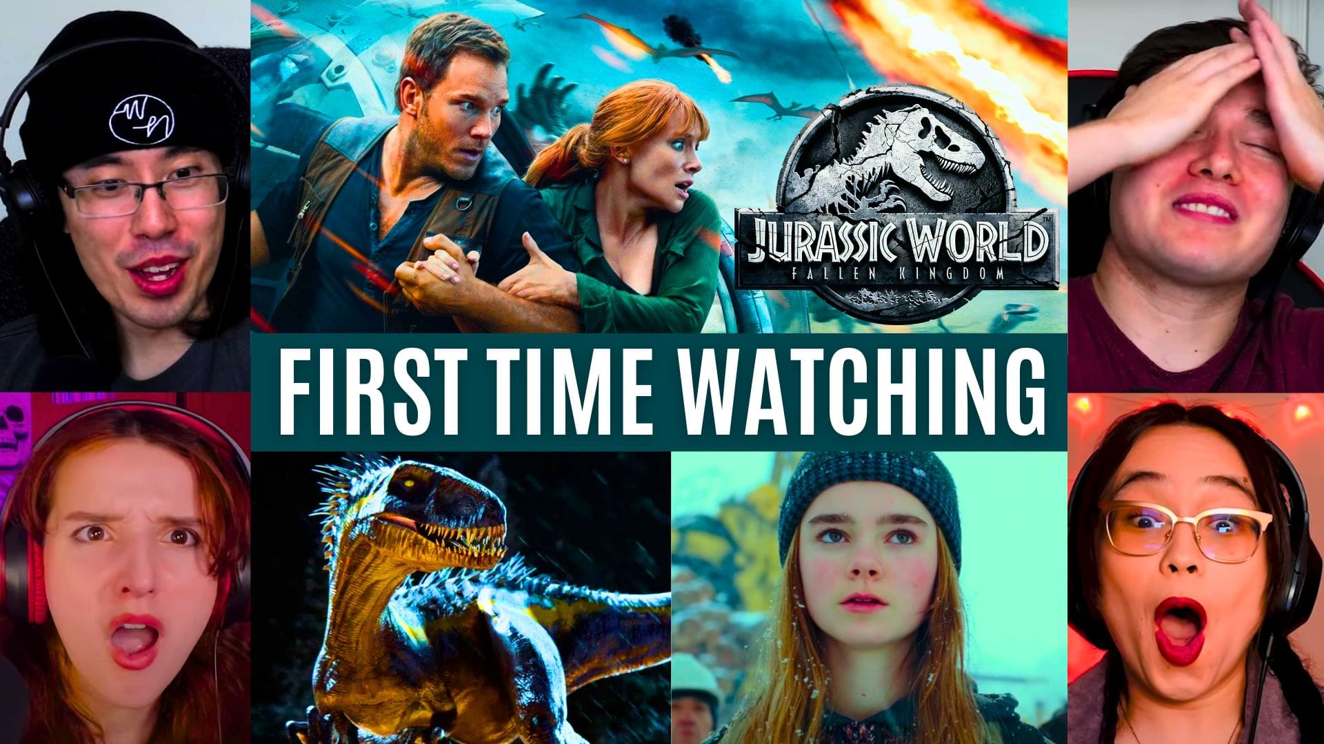 Watch Jurassic World 2 Fallen Kingdom full length reaction | Streamable