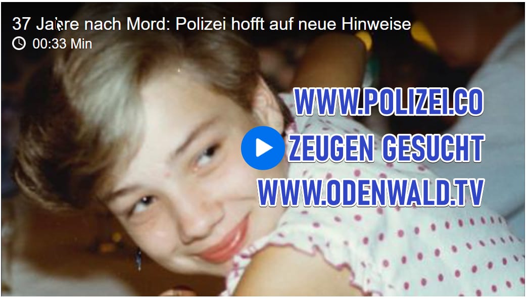 https://streamable.com/4tv0i7 +++ Zeugen gesucht #Mord an Jutta Hoffmann (†15) aus #Lindenfels # ...