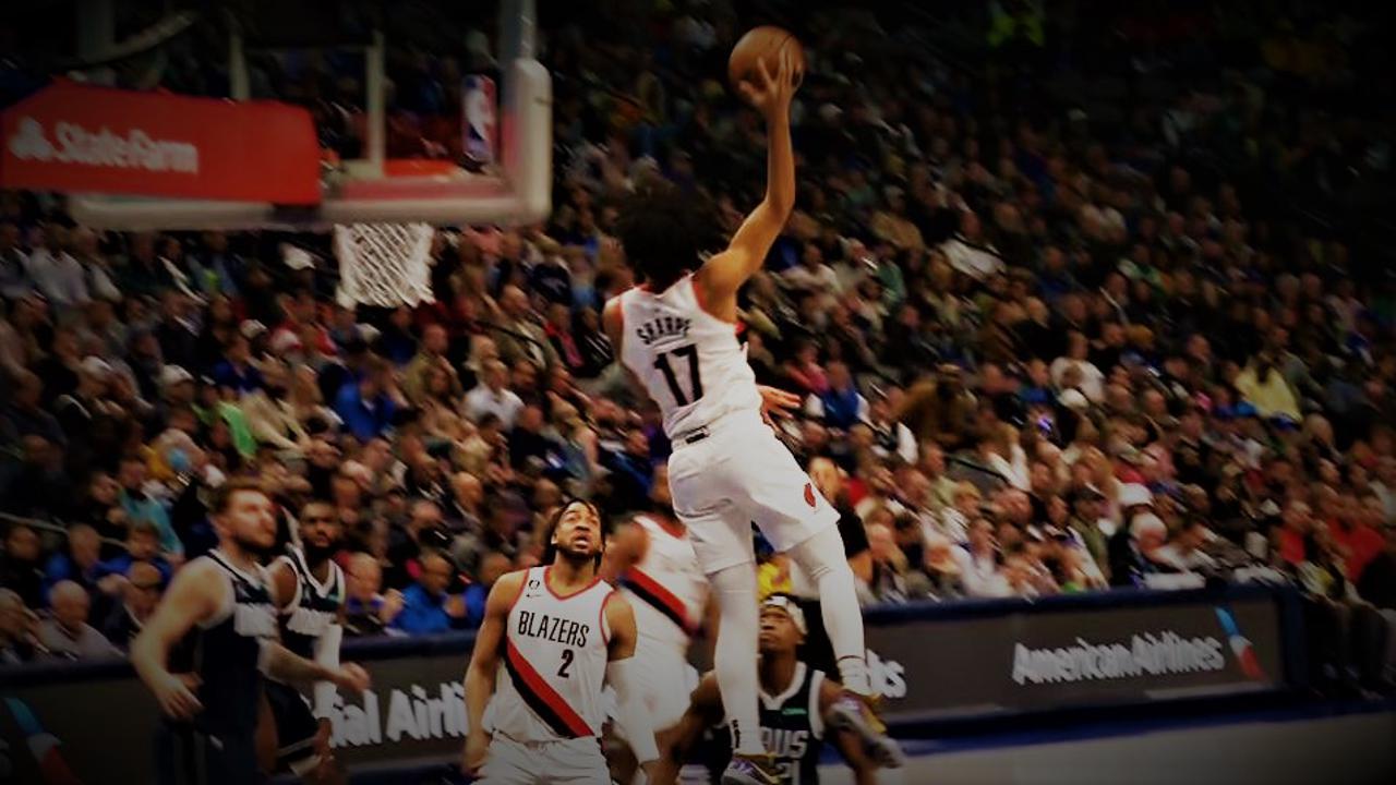 Shaedon Sharpe Dunks 2022 Regular Season