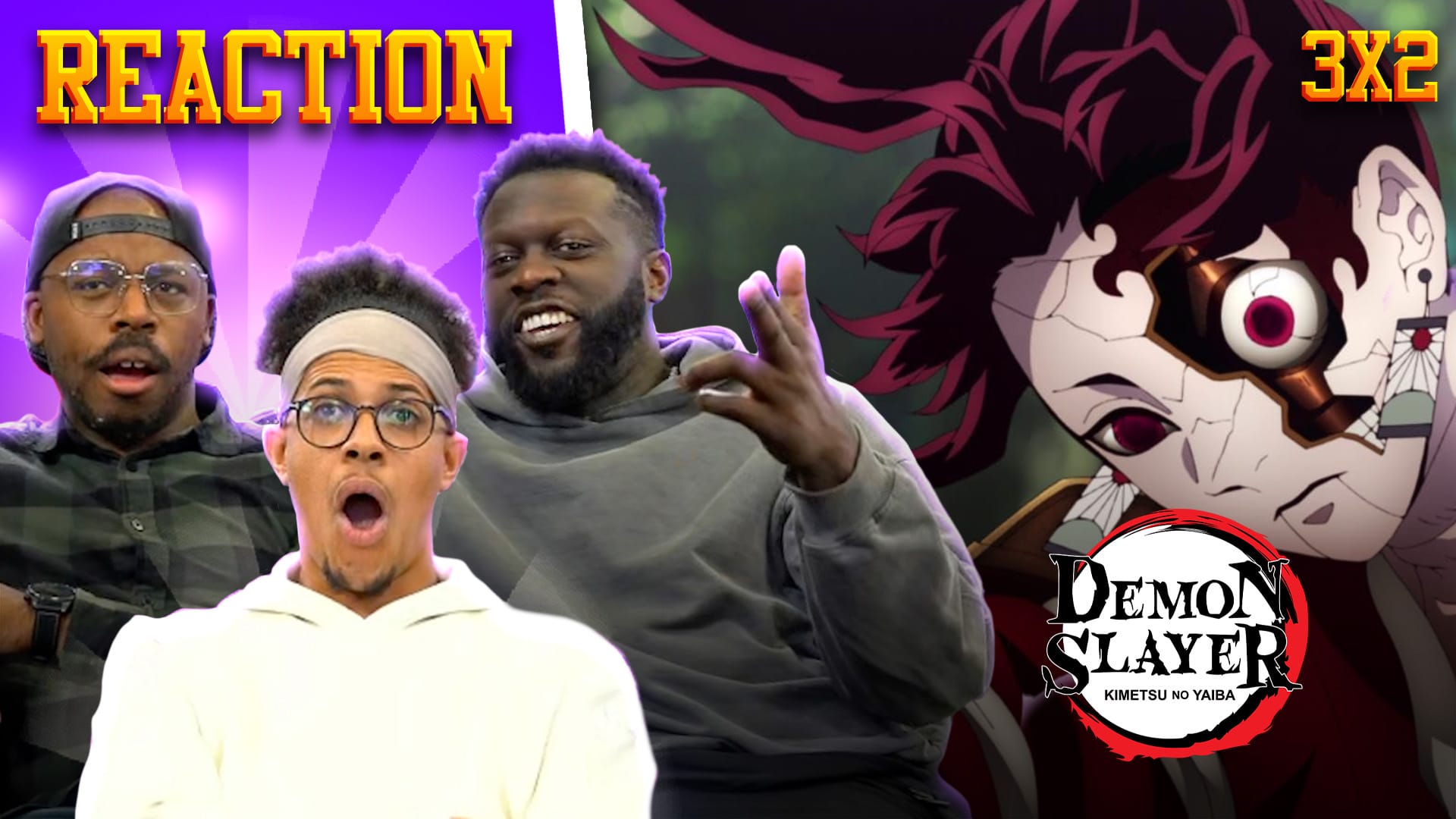 Demon Slayer 3X2 Reaction
