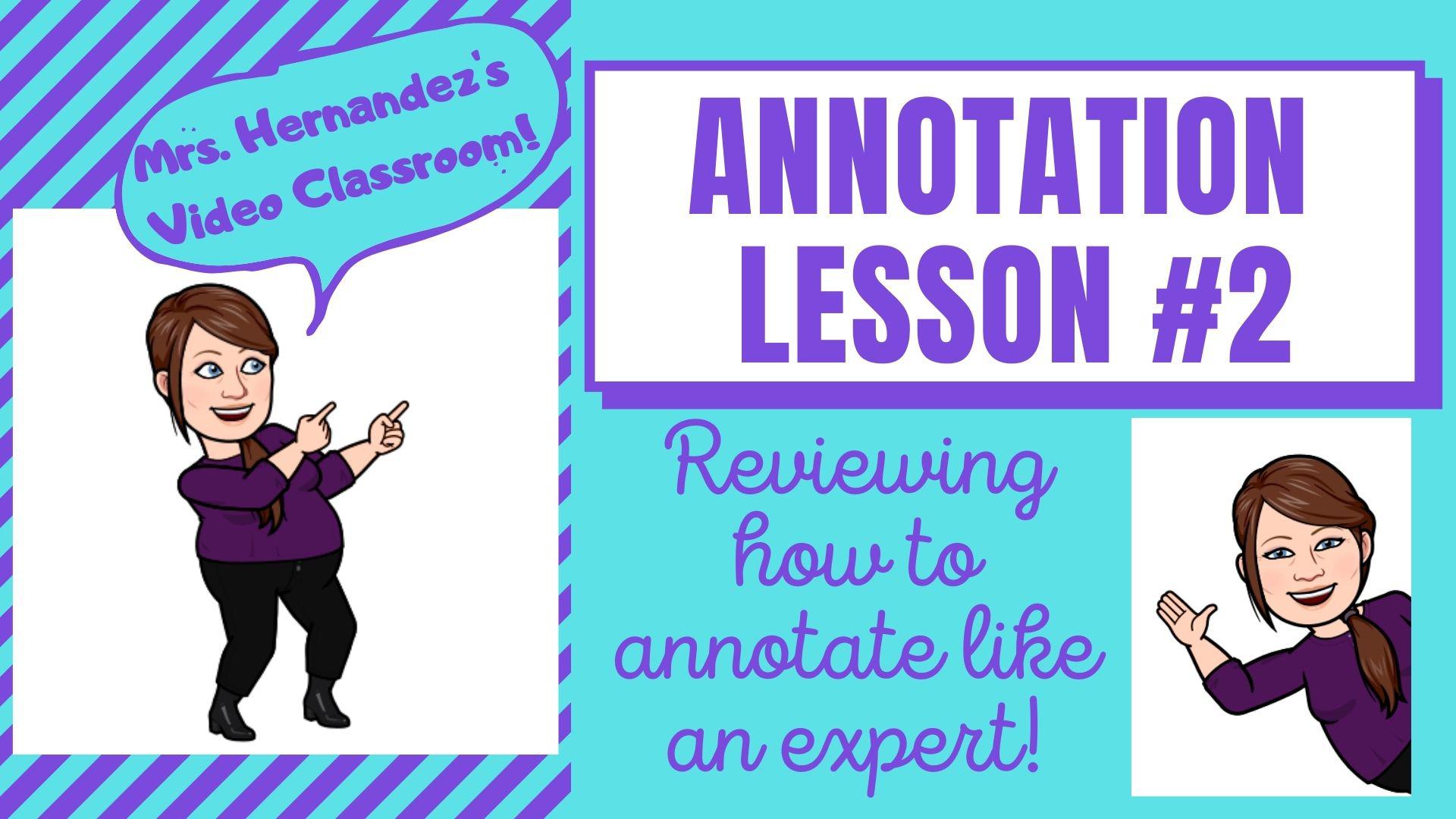 Annotation Lesson #2