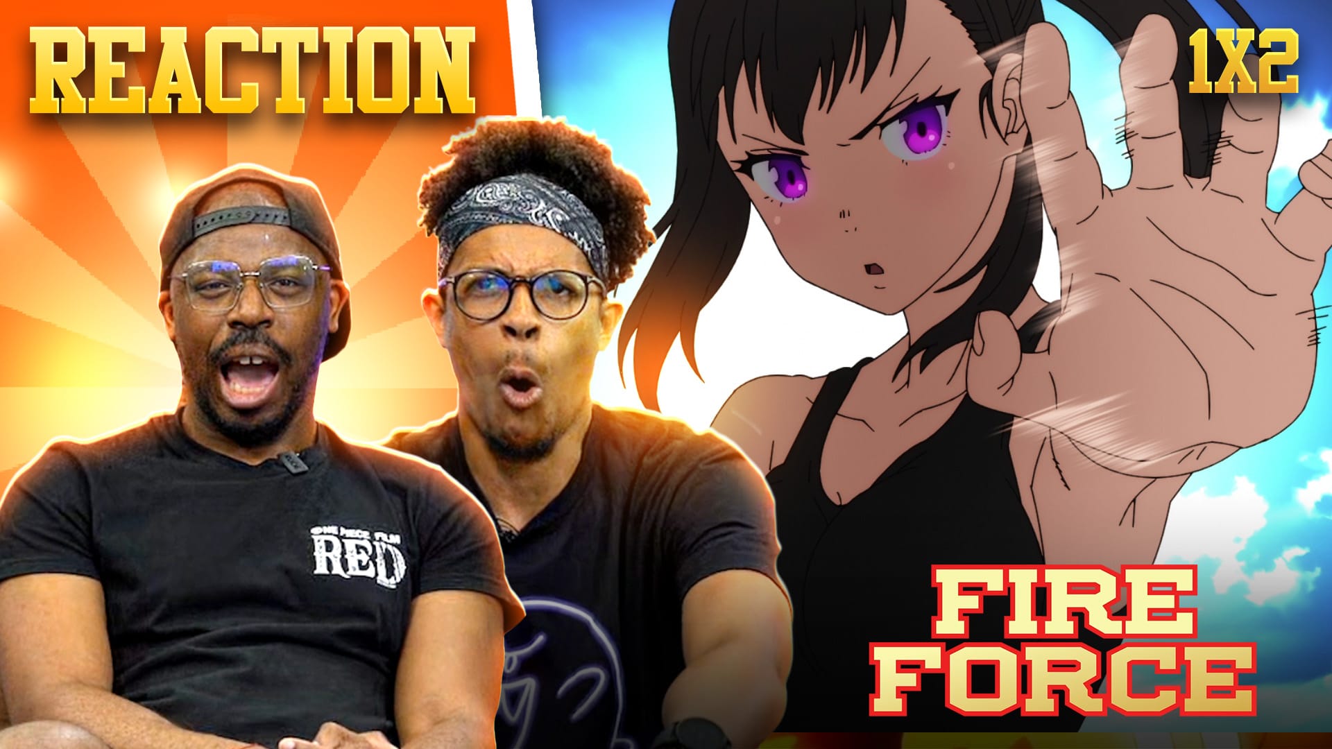 Fire Force 1x2 Reaction