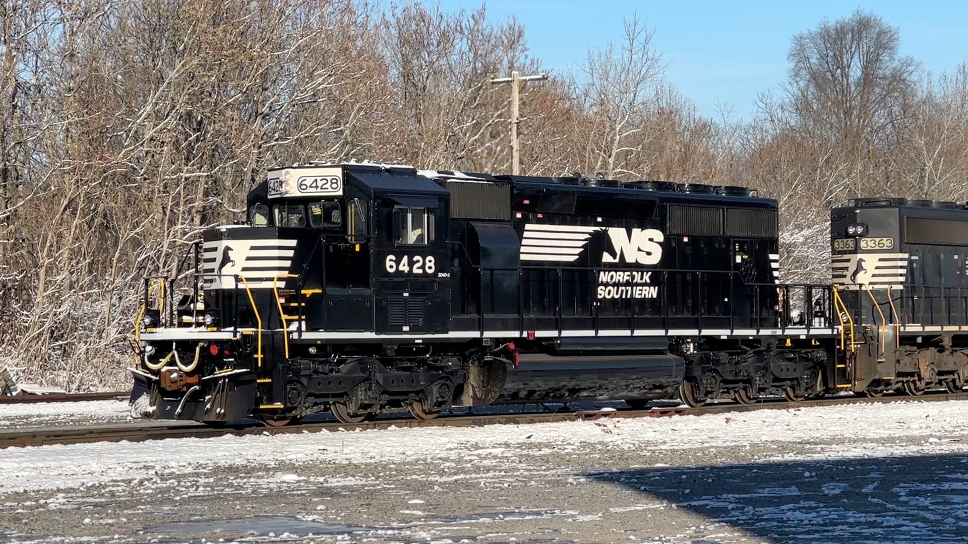 Watch HiDef: Norfolk Southern C23 At Clark Street!-(12/20/2023!) | Streamable