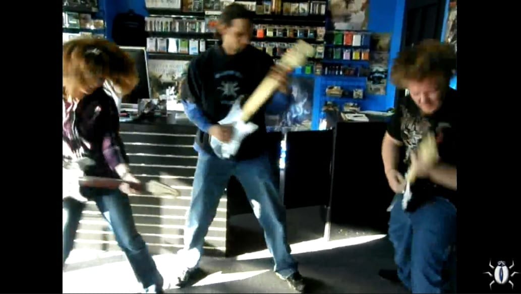 4. Smashed Bug Games Rockband March 2010