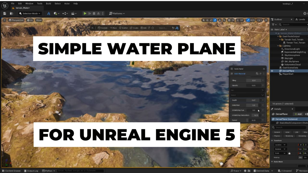 Dash - World Building Plugin for UE5