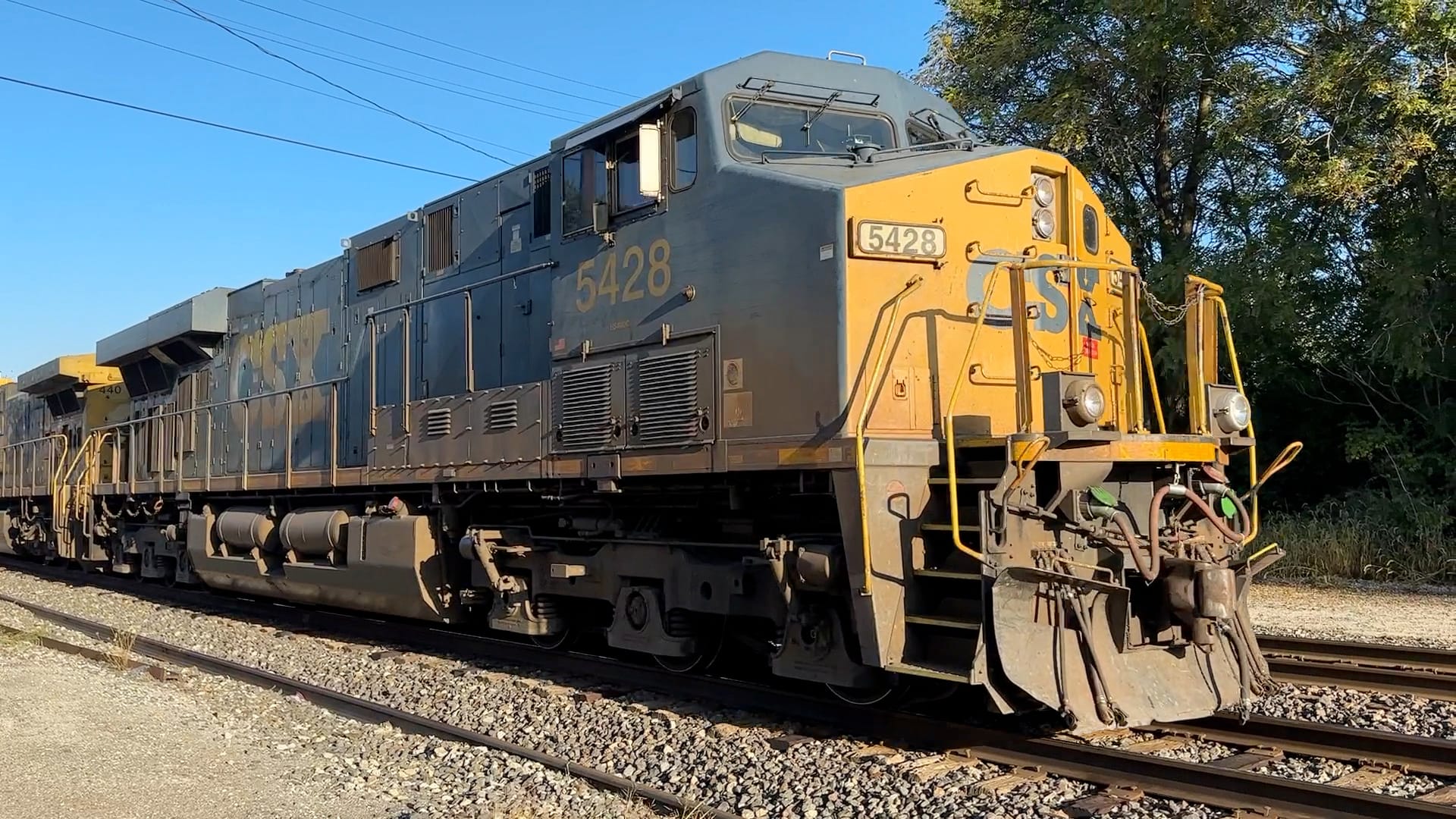 Watch HiDef: CSX Manifest Freight Train At South Main Street!-(10/2/2023!) | Streamable