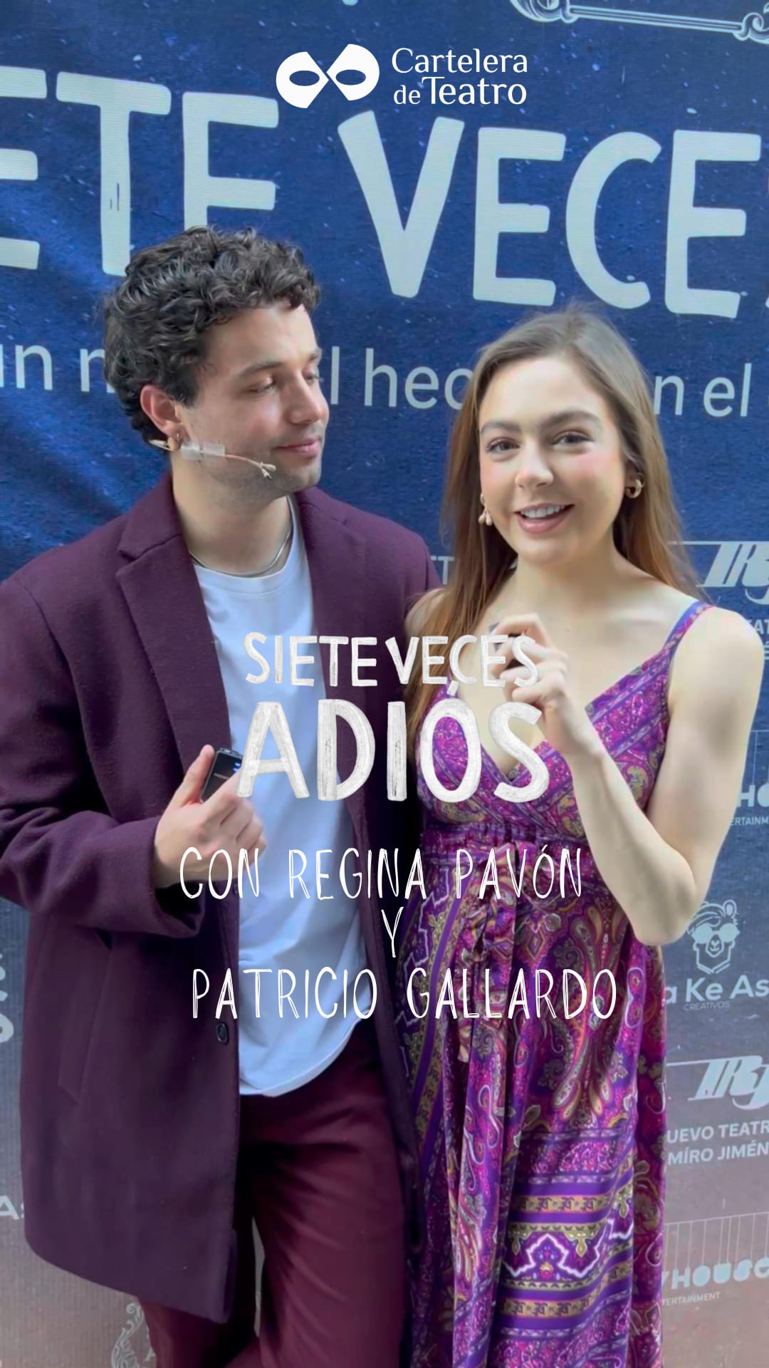 Watch Siete Veces Adiós estrena elenco @reginapavon y @patriciogallardo ...