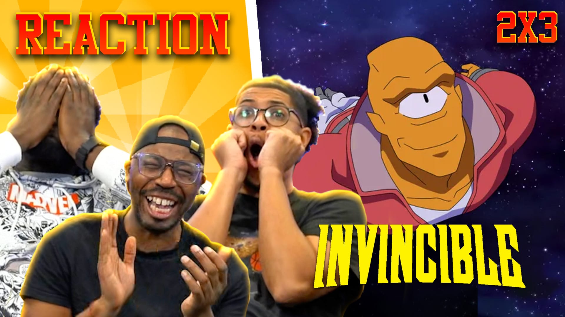 Invincible 2X3 Reaction