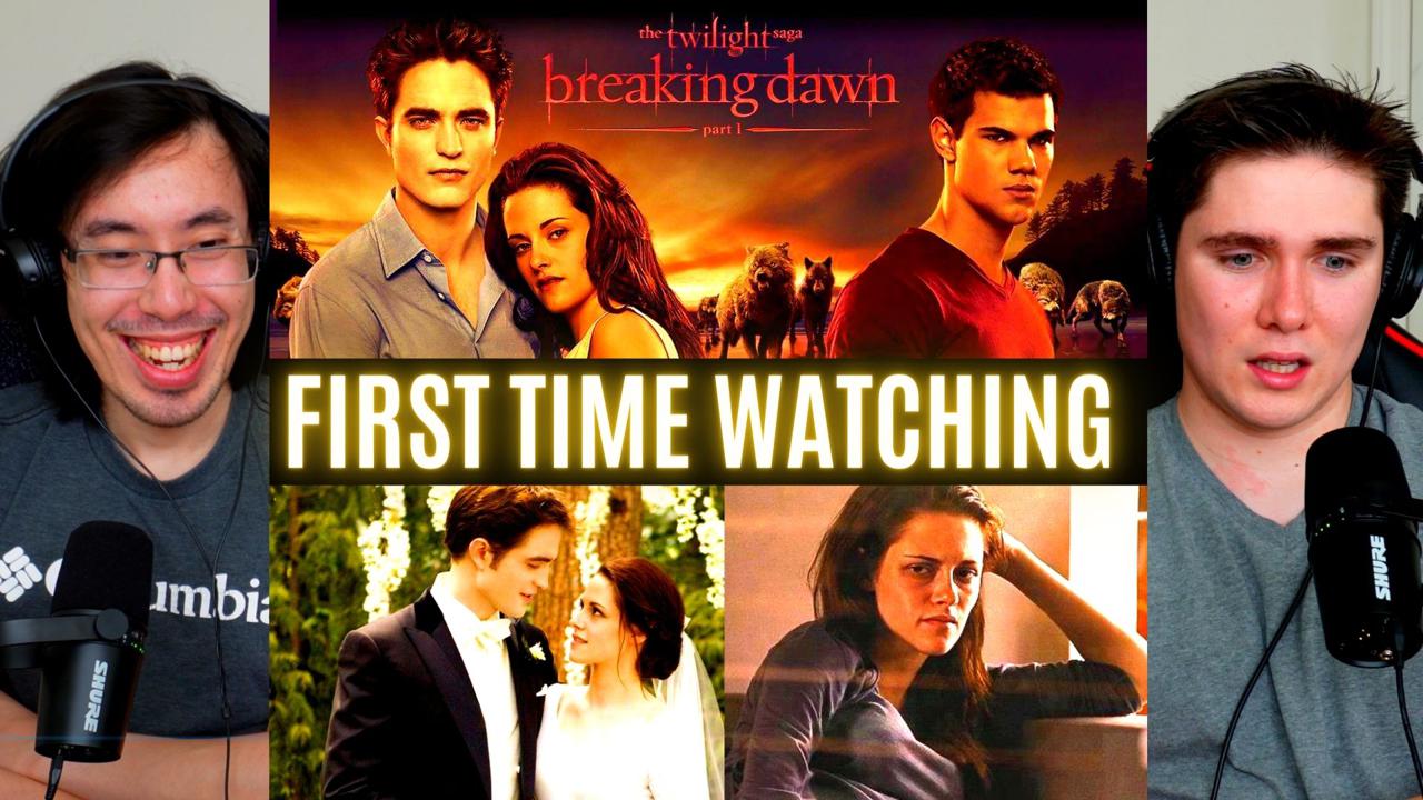 Watch Twilight Breaking Dawn Part One full length reaction | Streamable