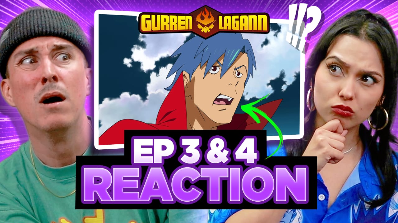 Watch Gurren Lagann Episode 3 & 4 Reaction UNCUT! | Streamable