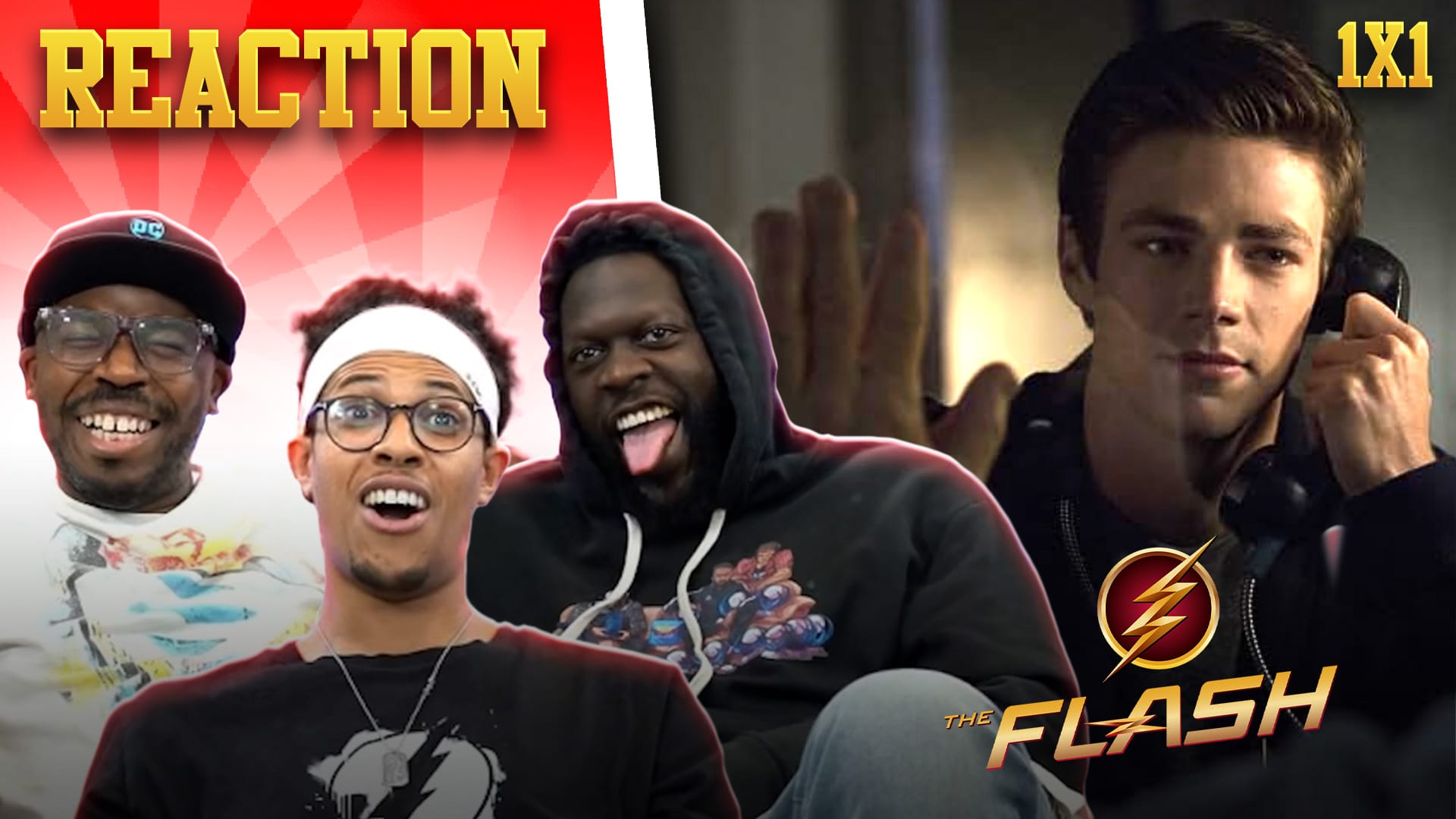 The Flash 1x1 Reaction