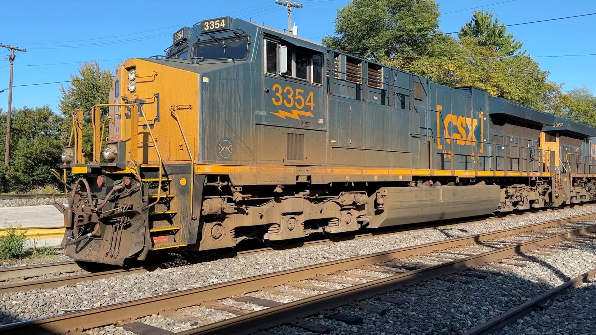 Watch HiDef: CSX Intermodal Train At South Main Street!-(10/1/2023!) | Streamable