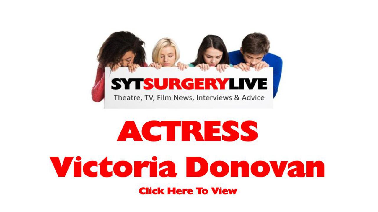 SYT SURGERY LIVE! June 8th 7.30pm - with VICTORIA DONOVAN