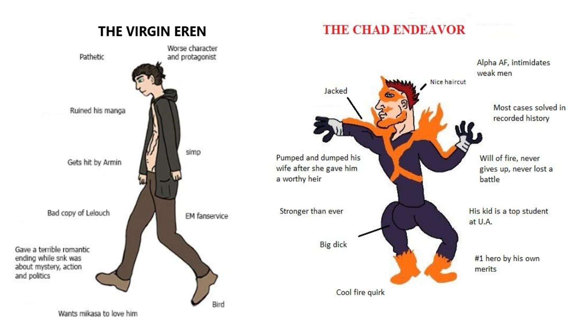 VIRGIN EREN VS CHAD ENDEAVOR
