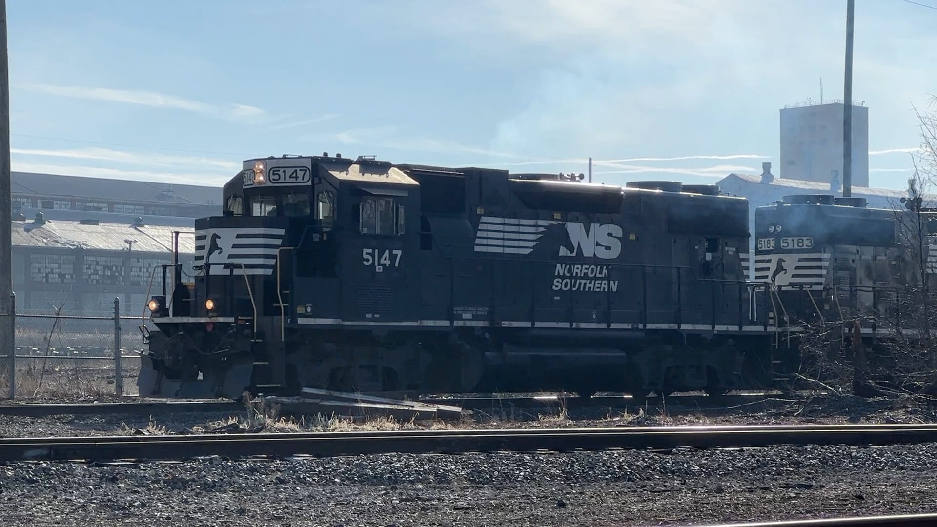 Watch HiDef: Norfolk Southern C23 At Clark Street!-(1/16/2023!) | Streamable