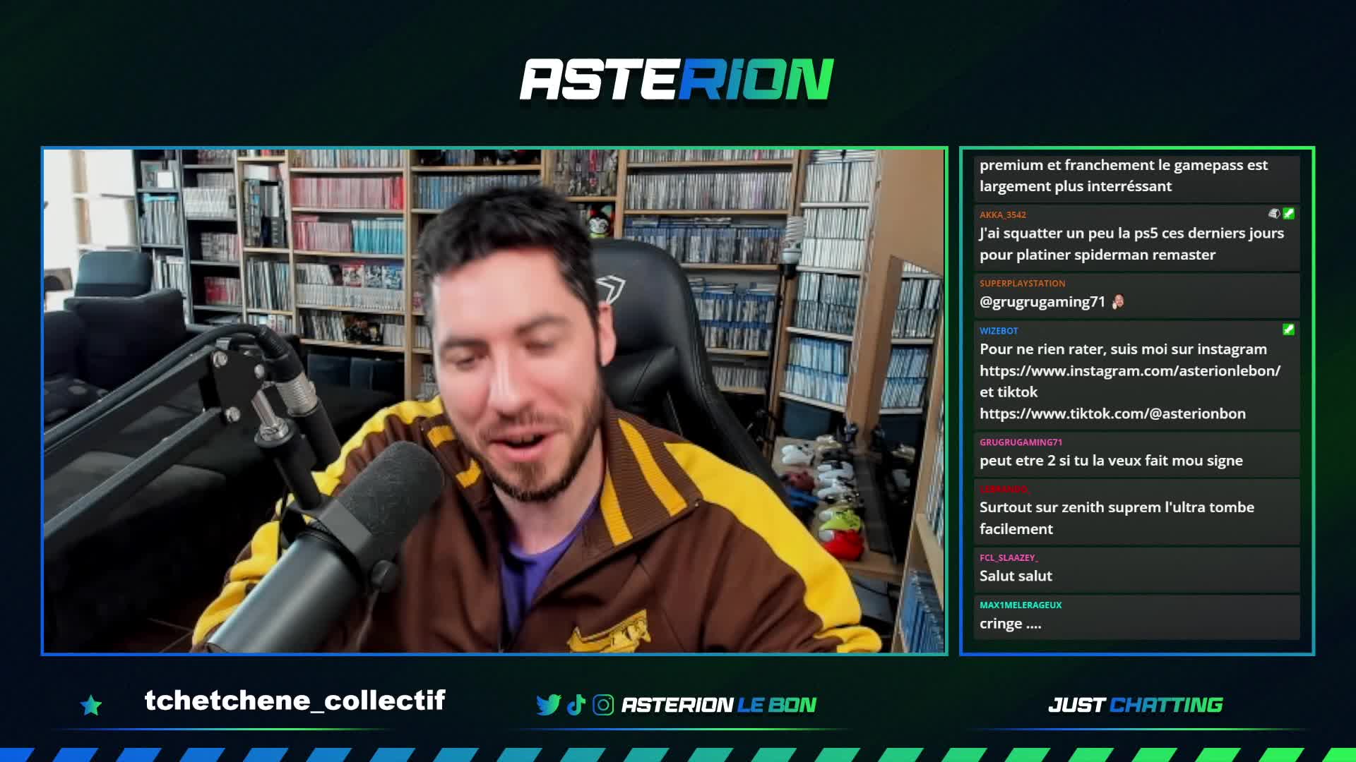 Asterion n'aime pas qu'on lui dise qu'il est cringe